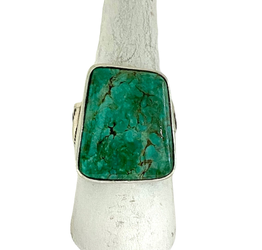 Turquoise Adobe Ring 5 – Zia Design